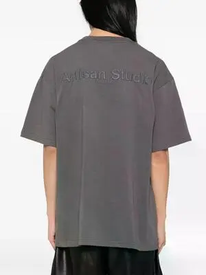 MUSIUM DIV. Logo-embroidered T-shirt