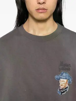 MUSIUM DIV. Logo-embroidered T-shirt