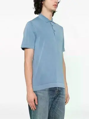 DRUMOHR Fine-knit Cotton Polo Shirt