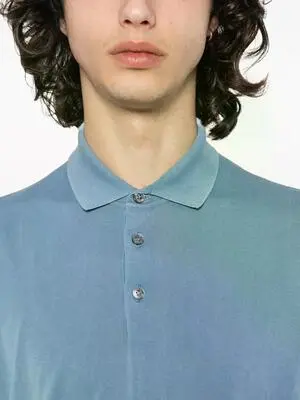 DRUMOHR Fine-knit Cotton Polo Shirt