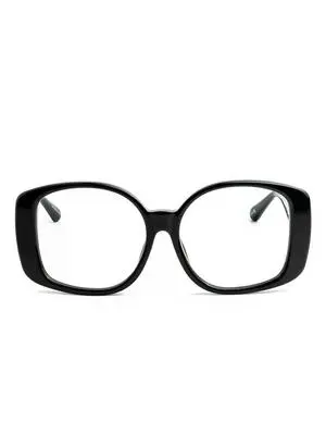 Linda Farrow Square-frame Glasses - Black