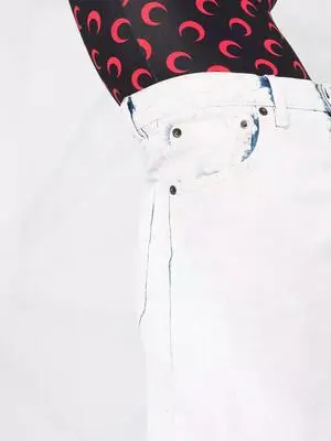 MAISON MARGIELA High-waisted Denim Maxi Skirt - White