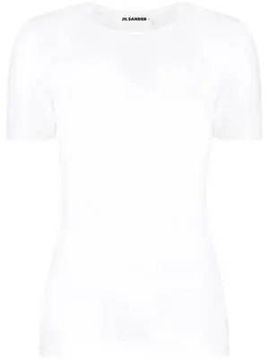 JIL SANDER Stretch-cotton Jersey T-shirt - White