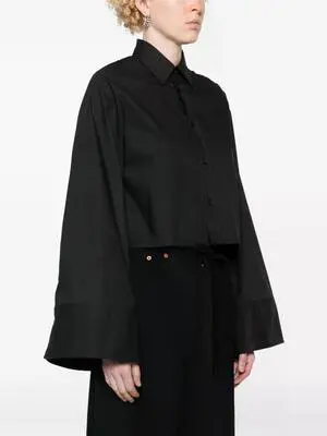 MAISON MARGIELA Extra-long Sleeve Cropped Shirt