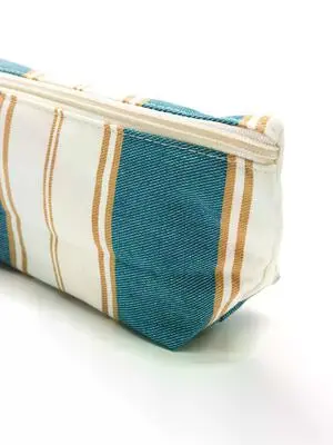 AMIR SLAMA Striped Makeup Bag