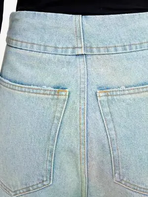 MAISON MARGIELA Mid-rise Cropped Wide Leg Jeans