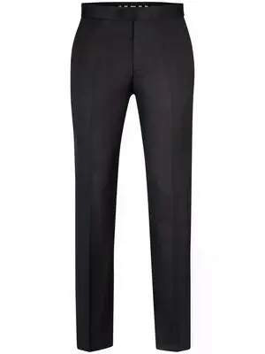 BOSS Tapered-leg Virgin Wool Trousers