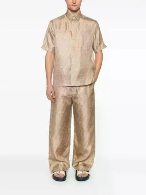 Fendi Ff Silk Trousers