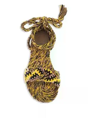 AMAMBAIH Paula Braided Tie-fastening Sandals