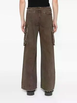 GROUND ZERO Frayed Cargo Trousers