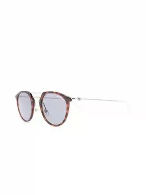 Montblanc Mb0204s Round Frame Sunglasses