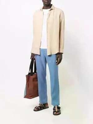 Frescobol Carioca Long-sleeve Linen Shirt
