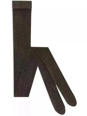 Dolce & Gabbana Lurex-detail Tights - Black