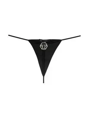 Philipp Plein Rhinestone-embellished Logo Thong