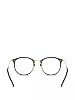 Ray-ban Round-frame Glasses - Black