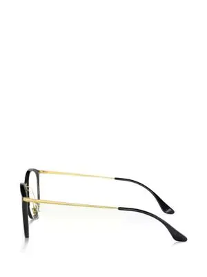 Ray-ban Round-frame Glasses - Black