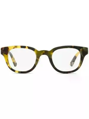 Moncler Rectangle-frame Optical Glasses - Brown