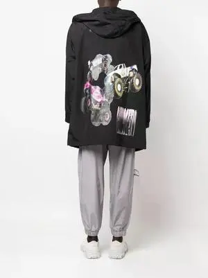 GARBAGE TV Graphic-print Raincoat