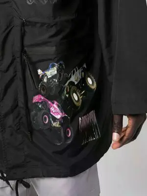 GARBAGE TV Graphic-print Raincoat