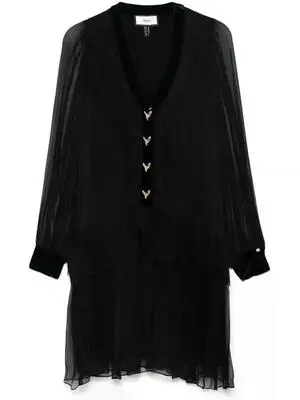 Nissa Button Detailed Cocktail Dresses