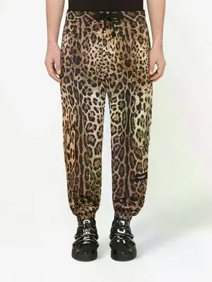 Dolce & Gabbana Leopard-print Track Pants