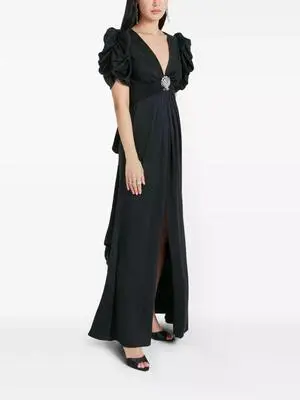 TEMPERLEY LONDON Short-sleeve Gown
