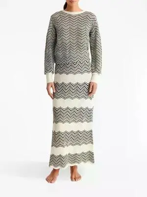 ERES Chevron Knit Wool-cashmere Jumper