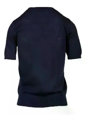 Sporty & Rich Short-sleeve Knitted Top