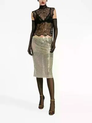 Dolce & Gabbana Chantilly Re-edition Lace Top