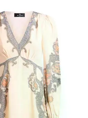 Etro Year Of Snake Midi Dress