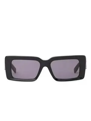 Karl Lagerfeld Cut-out Signature Sunglasses - Black