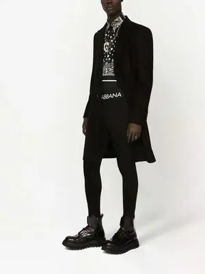 Dolce & Gabbana Deconstructed Single-breasted Wool Coat