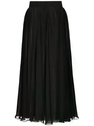 Dolce & Gabbana High-waisted Pleated Midi Skirt