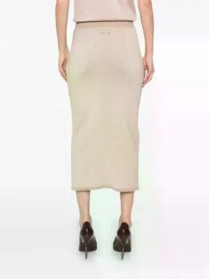 Fendi Midi Skirt - Neutrals