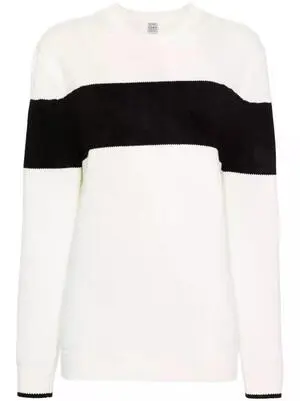 TOTEME Striped Crew-neck Jumper