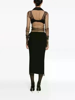 Dolce & Gabbana Tulle Panel Blazer