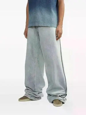 MAISON MARGIELA Contrasting Border Straight-leg Trousers