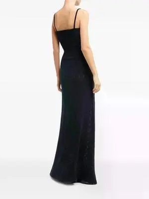 BARRIE Knitted Cashmere Lace Dress