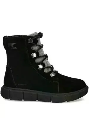 Sorel Suede Lace-up Boots - Black