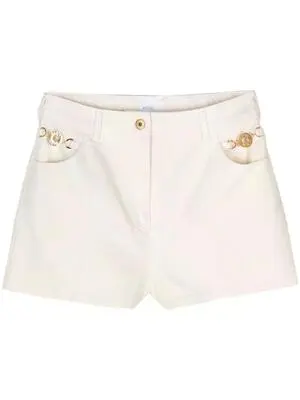 PATOU Logo-engraved Medallion Cotton Shorts