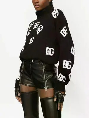 Dolce & Gabbana Dg Logo Virgin Wool Sweater