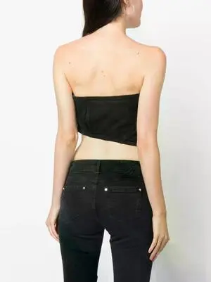 CANNARI CONCEPT Asymmetric Strapless Top