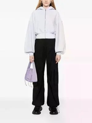 Alexander Wang Zip-up Cropped Hoodie