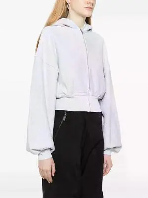 Alexander Wang Zip-up Cropped Hoodie