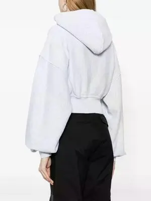 Alexander Wang Zip-up Cropped Hoodie