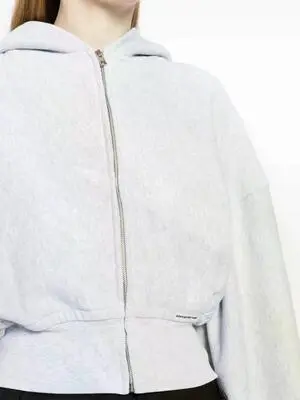 Alexander Wang Zip-up Cropped Hoodie