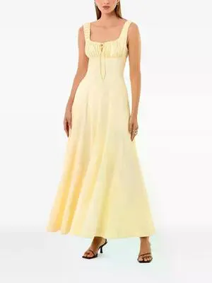 NICHOLAS Dina Midi Dress - Yellow