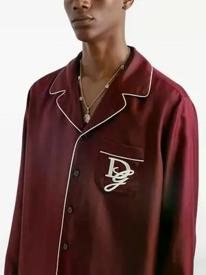 Dolce & Gabbana Logo-embroidered Shirt