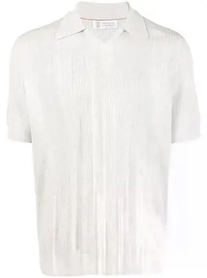 Brunello Cucinelli Ribbed-knit T-shirt