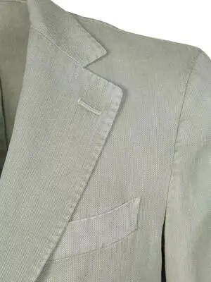 SANTANIELLO Single-breasted Blazer - Green